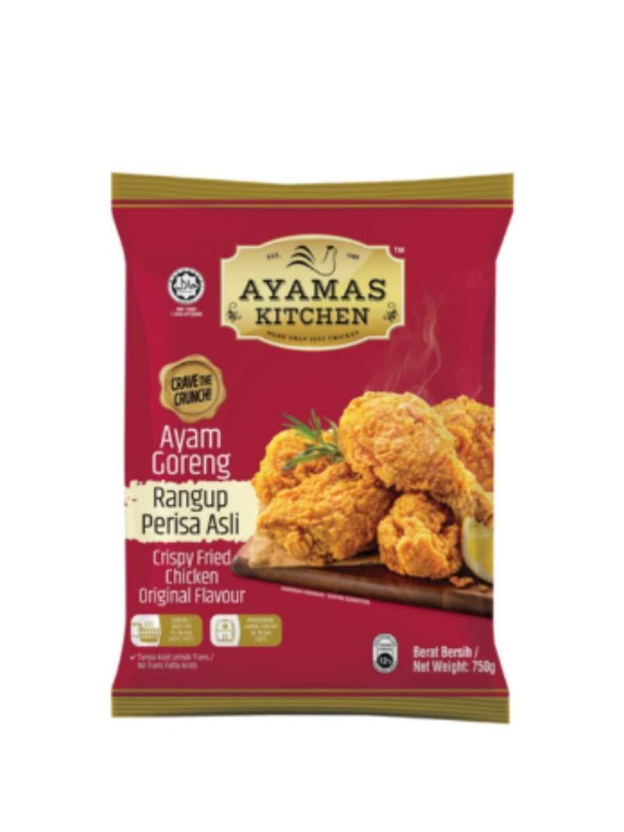 AYAMAS KITCHEN CRISPY FRIED CHICKEN ORIGINAL 750G – Village Grocer - Southkey