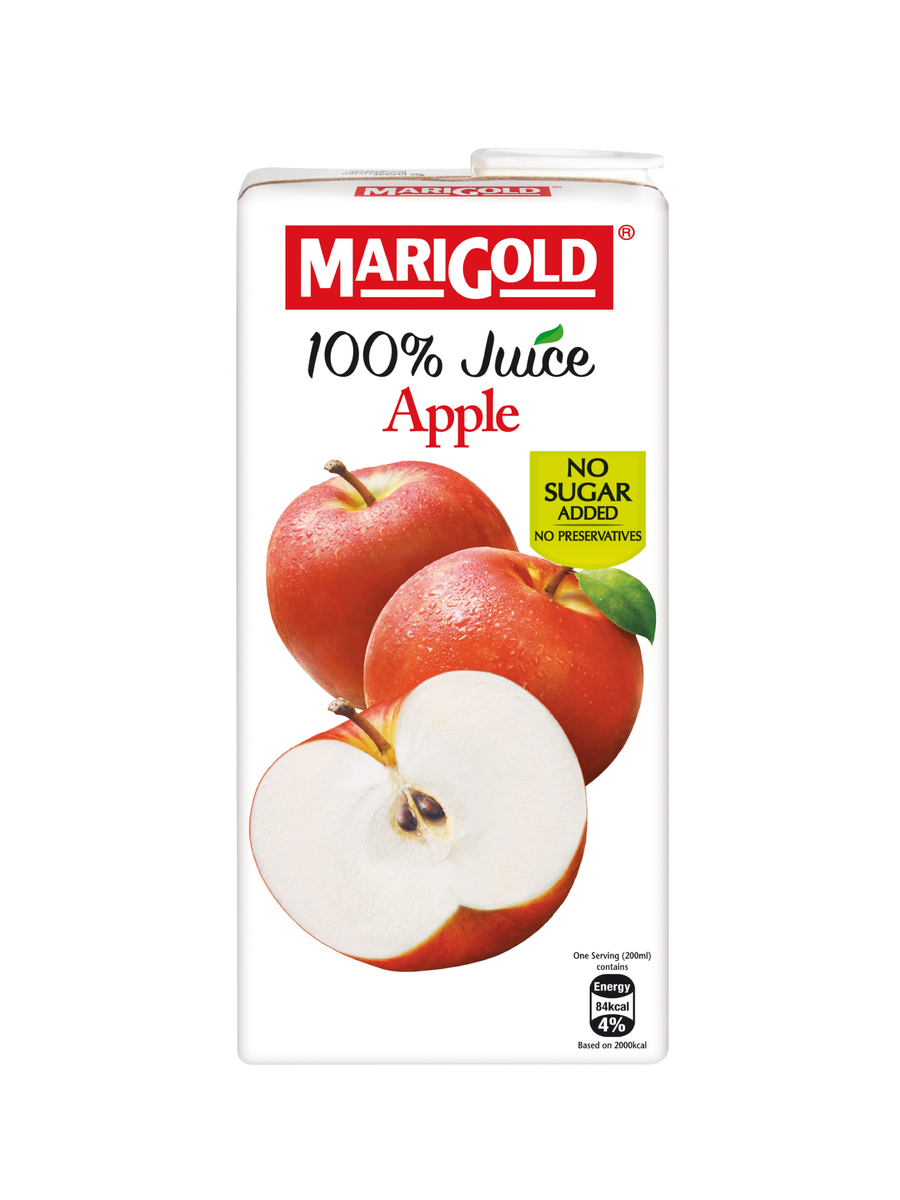 MARIGOLD 100% JUICE APPLE 1L – Village Grocer - Southkey