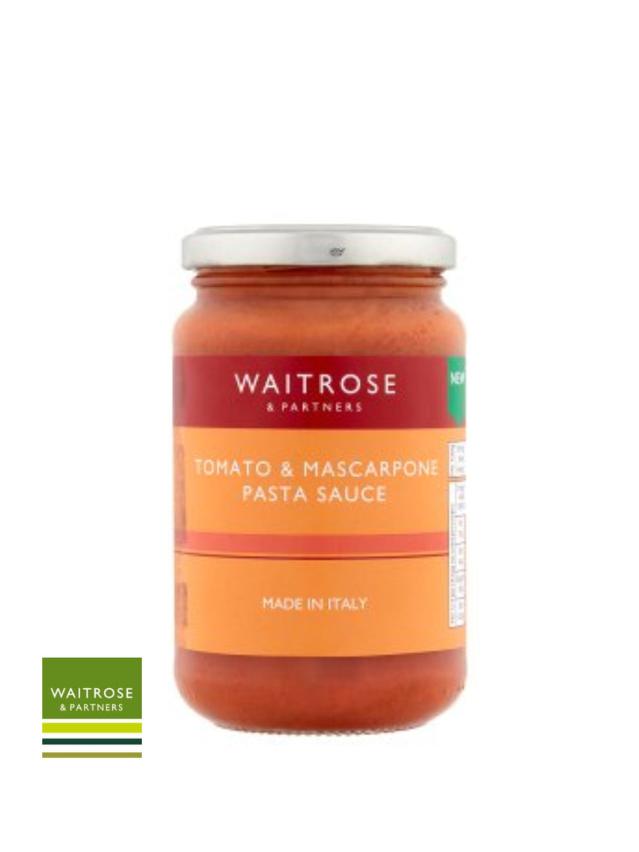 WAITROSE TOMATO & MASCARPONE SAUCE 350G – Village Grocer - Southkey
